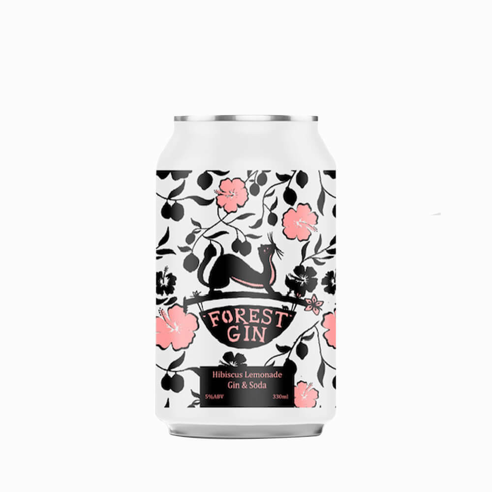 Forest Gin and Hibiscus Lemonade Soda | Dipple Tipple & Co