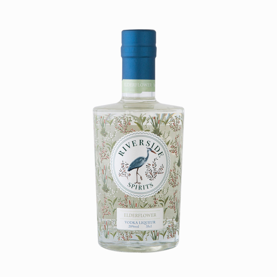 Riverside Spirits Elderflower Vodka Liqueur | Dipple Tipple & Co